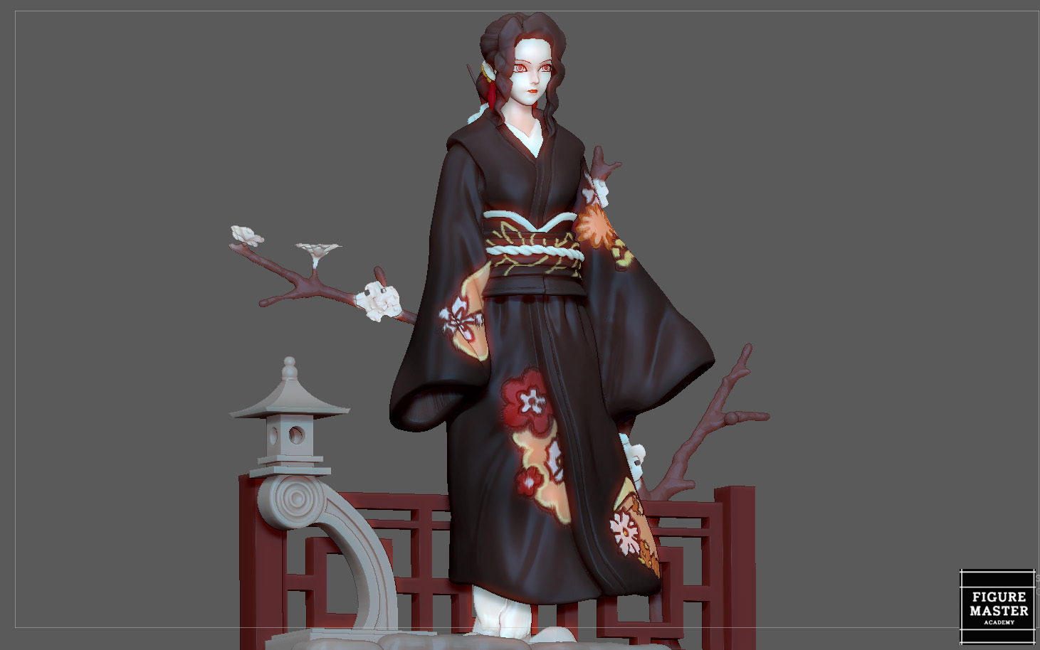Archivo STL MUZAN KIMONO KIMETSU NO YAIBA PERSONAJE ANIME PRETTY CUTE ...