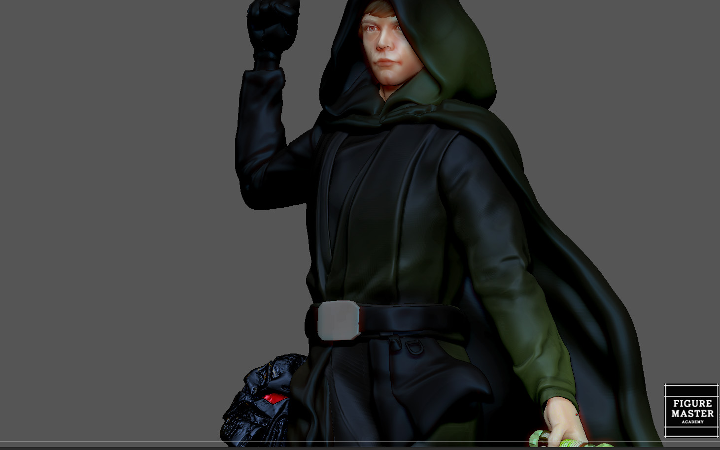 3D file LUKE SKYWALKER 2 STARWARS MANDALORIAN DISNEY STATUE 3D print ...