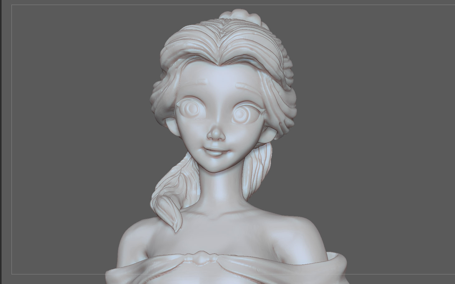 👸 BELLE PRINCESS STATUE BEAUTY AND THE BEAST DISNEY ANIME 3D print ...