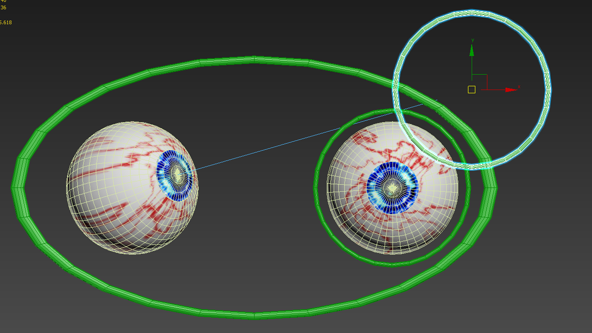 🆓 Free model of a rigged stunning eyeball・Free 3D File for ・Cults