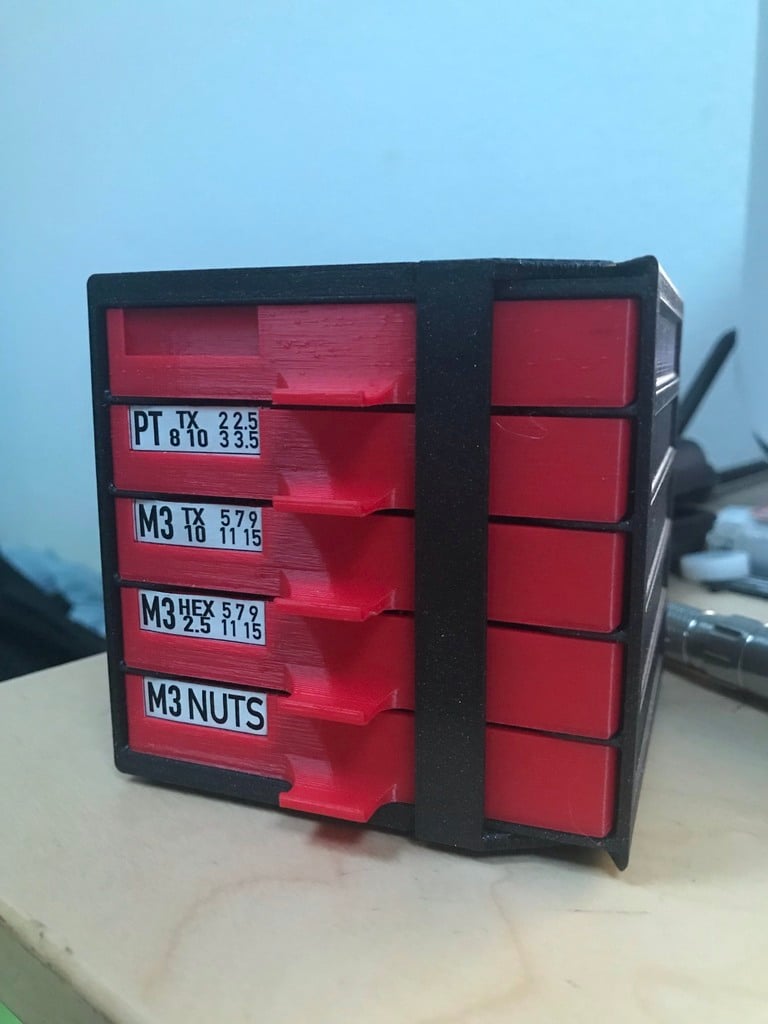3D printed Locking Drawer Box・Cults