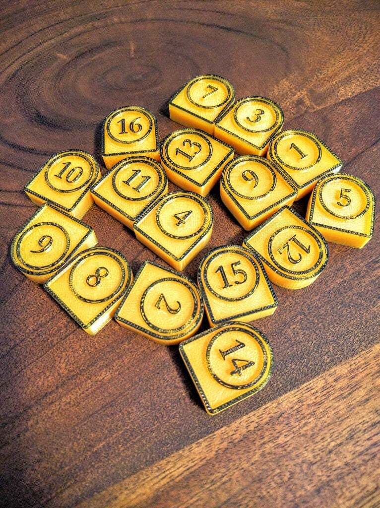 Free STL file Ra Tokens ♟ (SCAD)・3D printable design to download・Cults