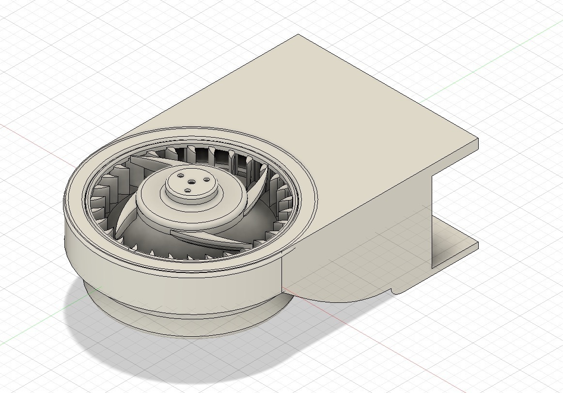 STL file Blow Fan MAC - air pump ventilation 🍎 ・3D printable model to ...