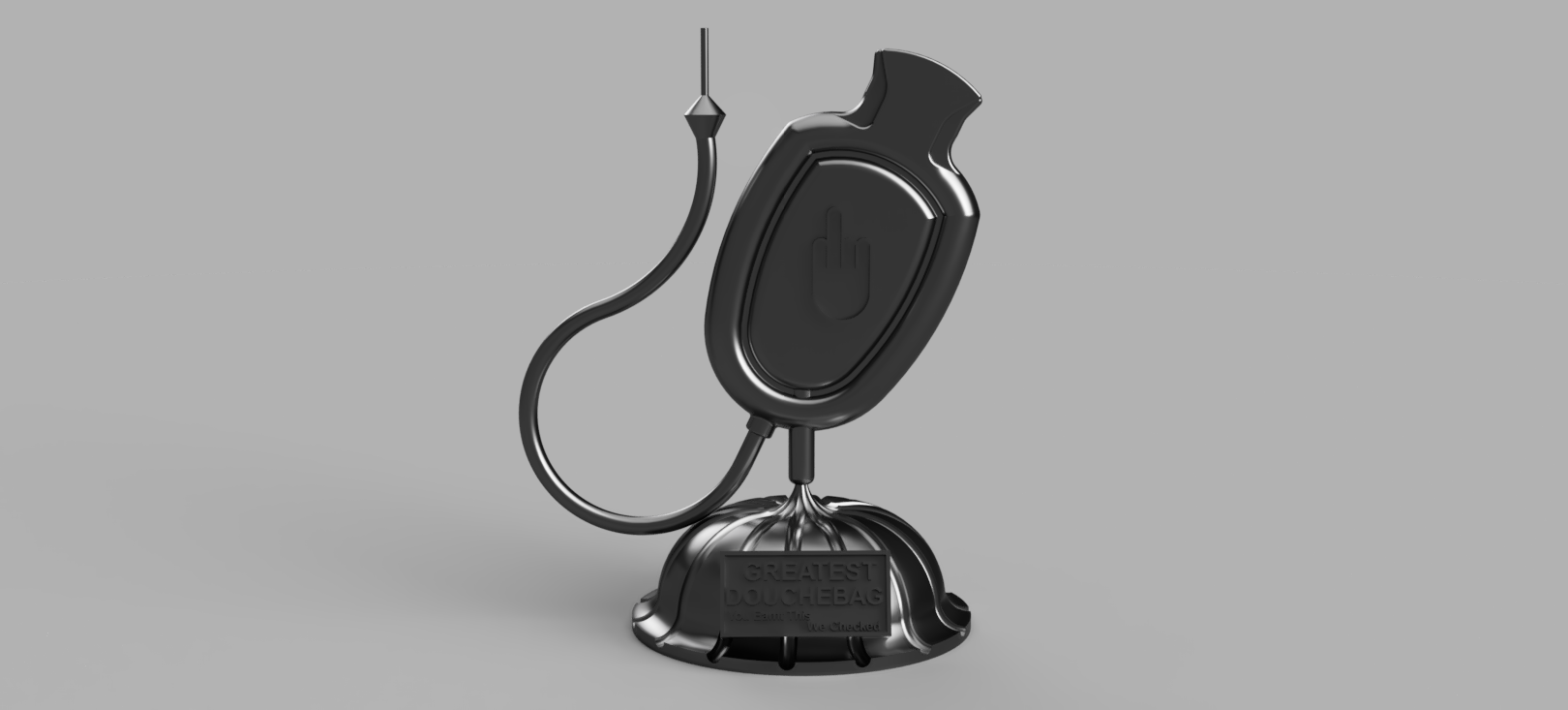 Free STL file Douchebag Trophy 🏆・3D print design to download・Cults