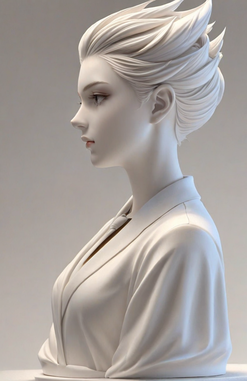 👤 Vortex Elegance Bust・Free 3D File for 3D printing・Cults