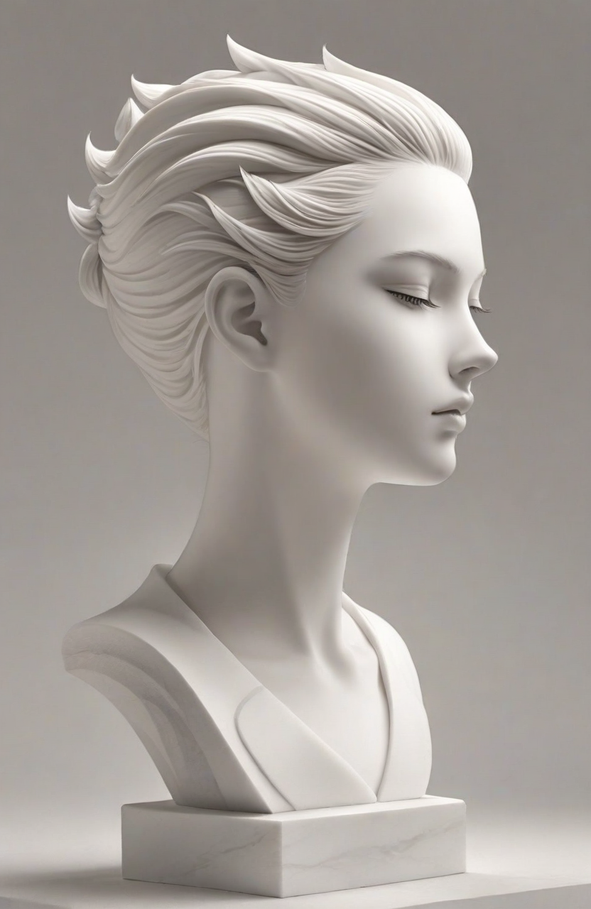 👤 Aura Serenity Bust・Free 3D File for 3D printing・Cults