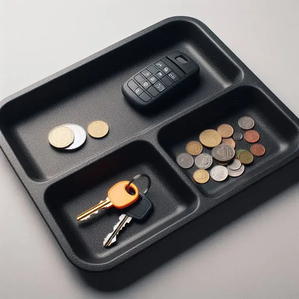 STL file Modern Key and Coincatcher Tray 🔑 ・3D printing template to ...