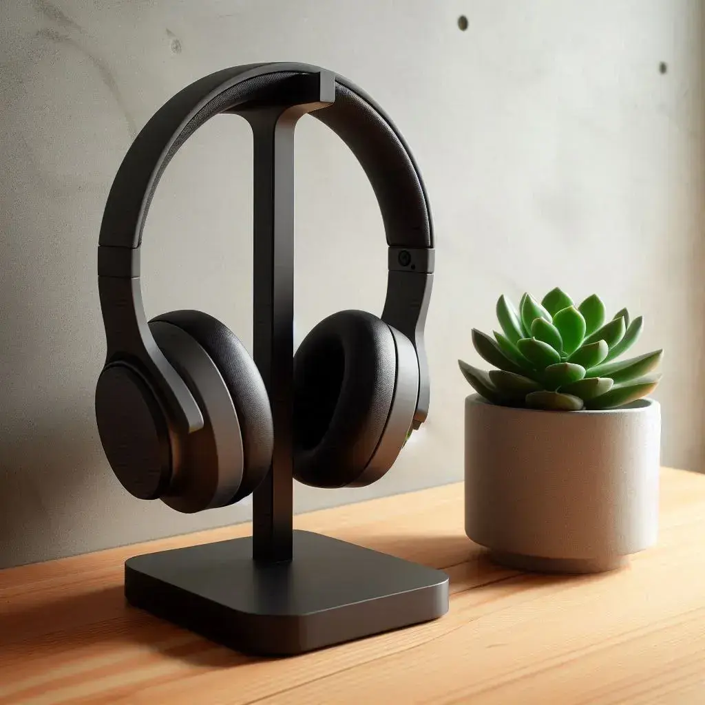 STL file Minimalist Headpone Stand, Headset Holder 🎧 ・3D printer design ...