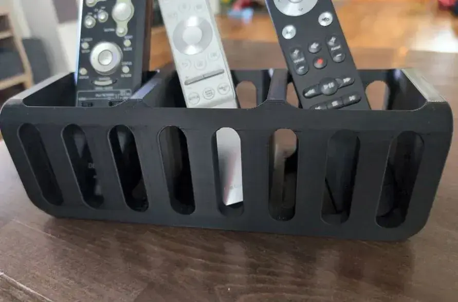Fichier STL Modern Remote Control Holder 🎛️ ・Modèle à télécharger et à ...