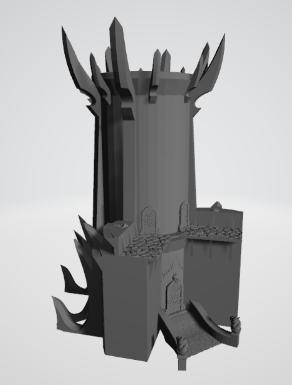 🧝 Dark Elf Castle Walls for Warhammer・Free STL File for ・Cults