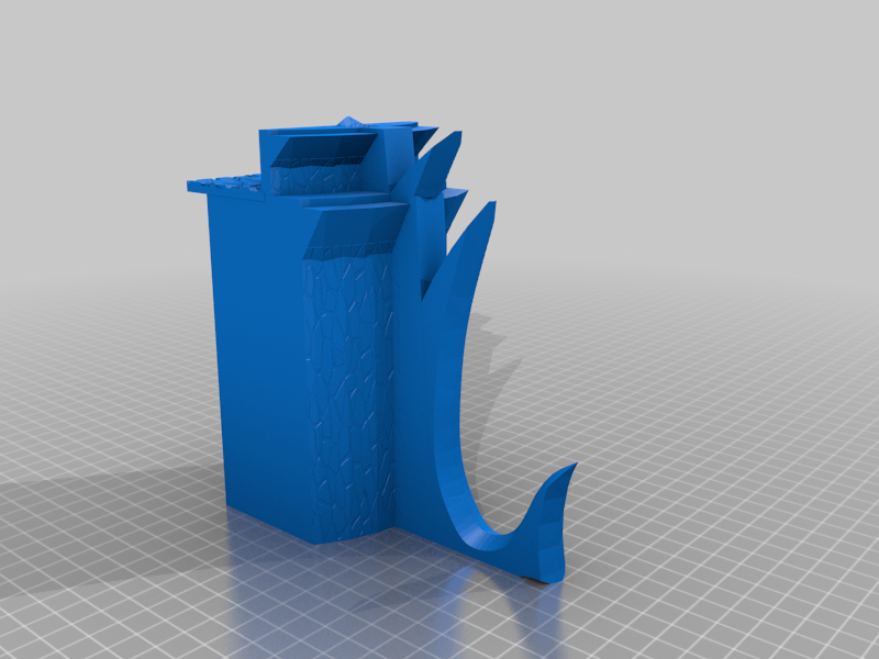 🧝 Dark Elf Castle Walls for Warhammer・Free STL File for ・Cults