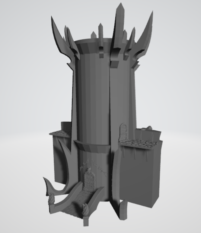 🧝 Dark Elf Castle Walls for Warhammer・Free STL File for ・Cults