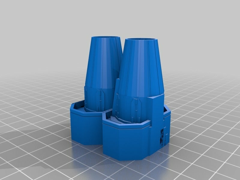 🚢 Raptyr Class Bomber (30k/40k Proxy)・Free STL File for ・Cults