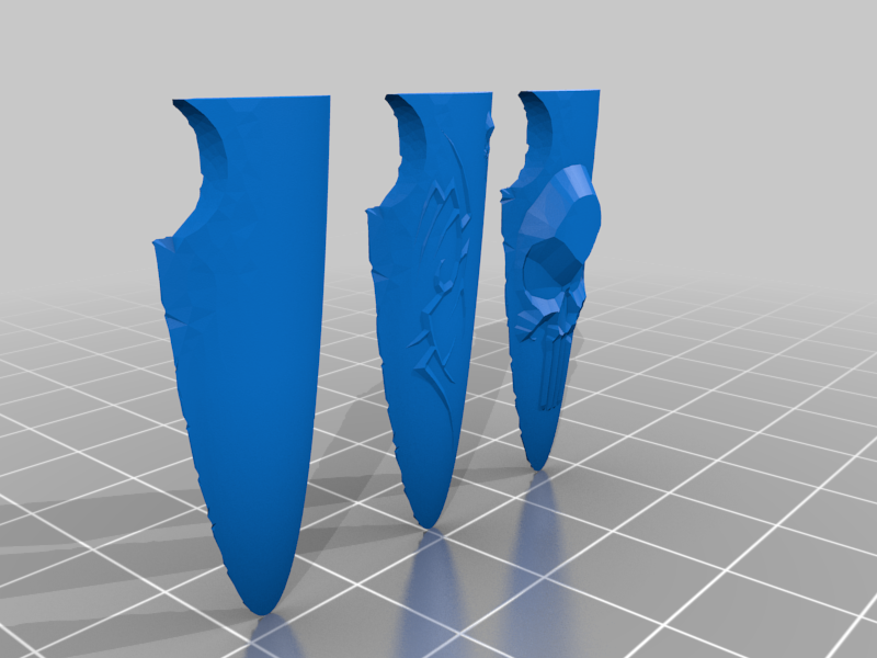 Free STL file Dark Elf Shields for Warhammer 🧝 ・3D printer design to ...