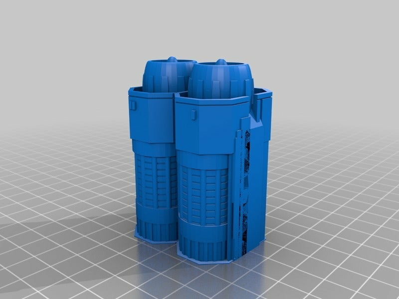 🚢 Raptyr Class Bomber (30k/40k Proxy)・Free STL File for ・Cults