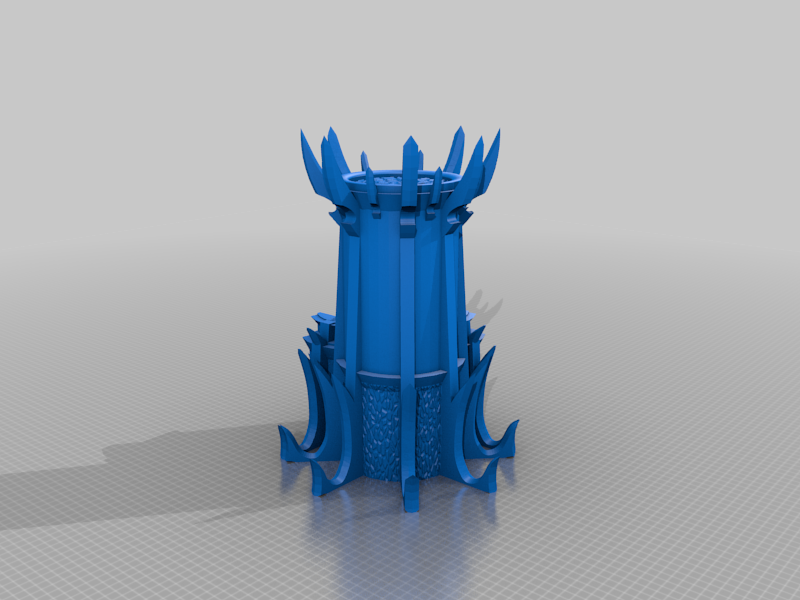 🧝 Dark Elf Castle Walls for Warhammer・Free STL File for ・Cults
