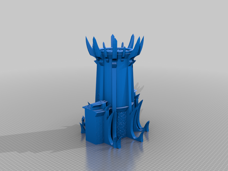 🧝 Dark Elf Castle Walls for Warhammer・Free STL File for ・Cults