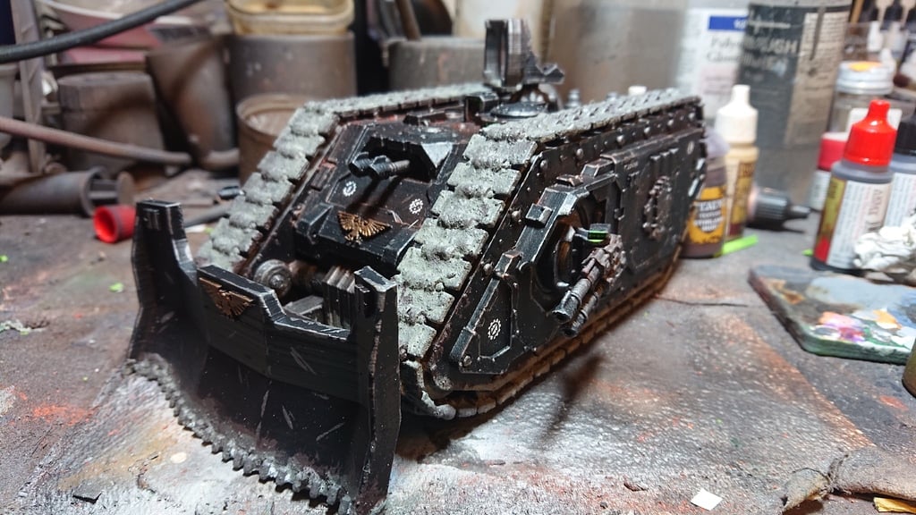 3D printed Hermetika Pattern Heavy Command Tank (30k/40k proxy)・Cults