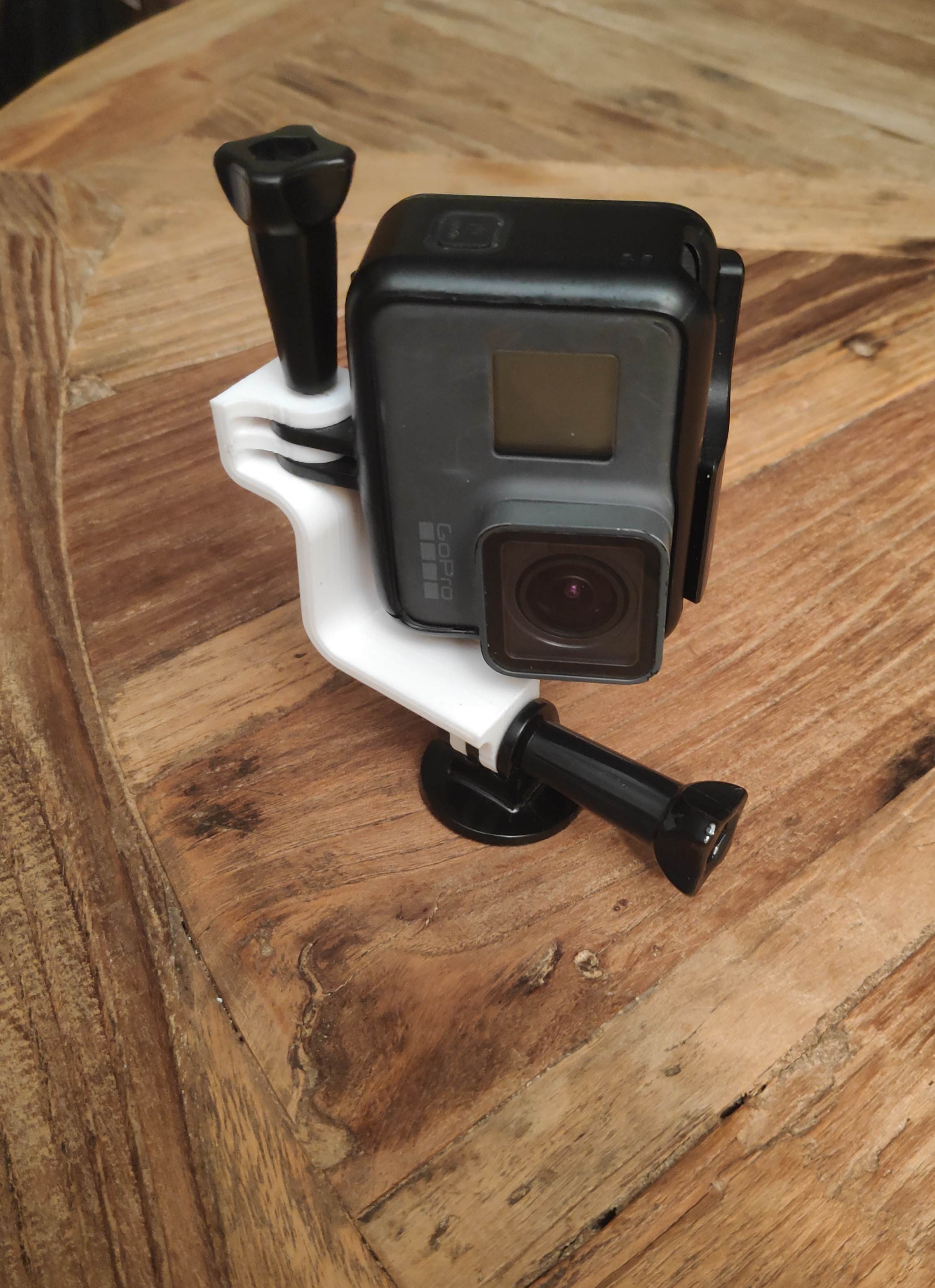 3D file GoPro Vertical Support 📷・3D print design to download・Cults