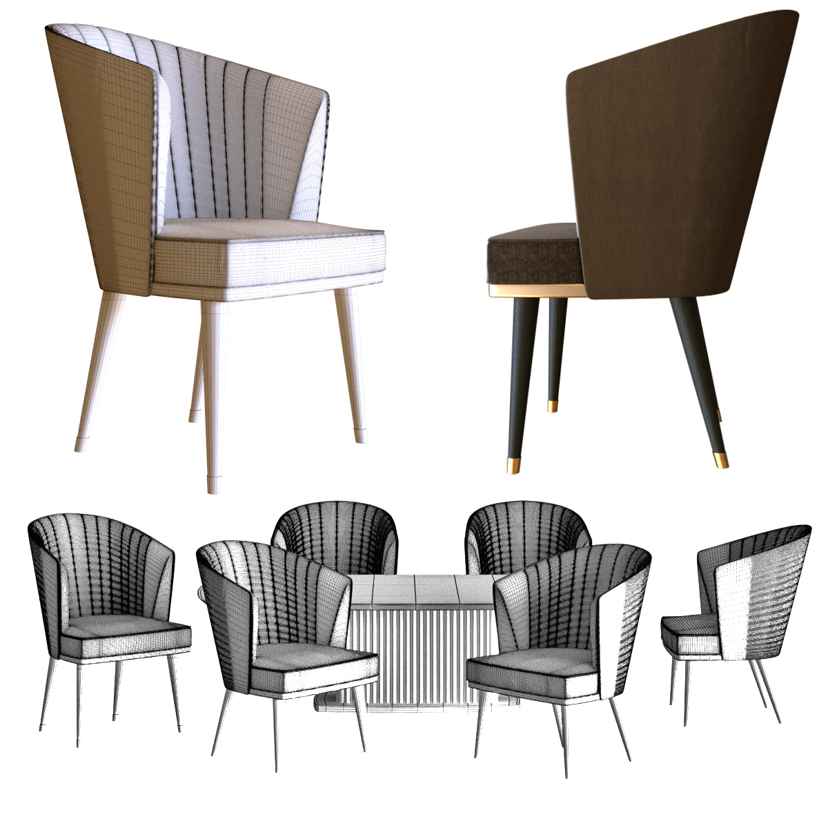 3D file chair table set a1 🪑 ・3D printing model to download・Cults