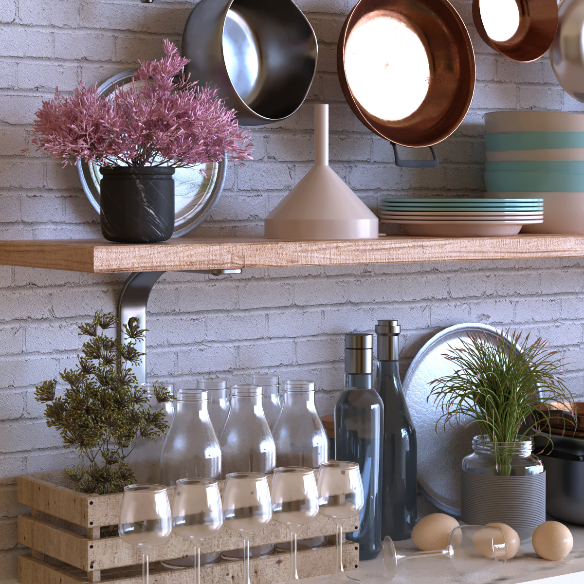 3D file kitchen decor set 002 🔪 ・Design to download and 3D print・Cults