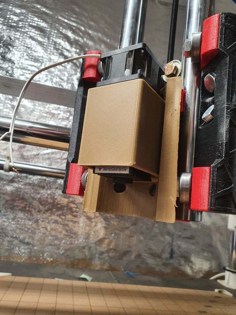 Free STL file MPCNC Primo Banggood Laser Mount with 40mm Fan 🧞‍♂️ ・Template to download and 3D ...