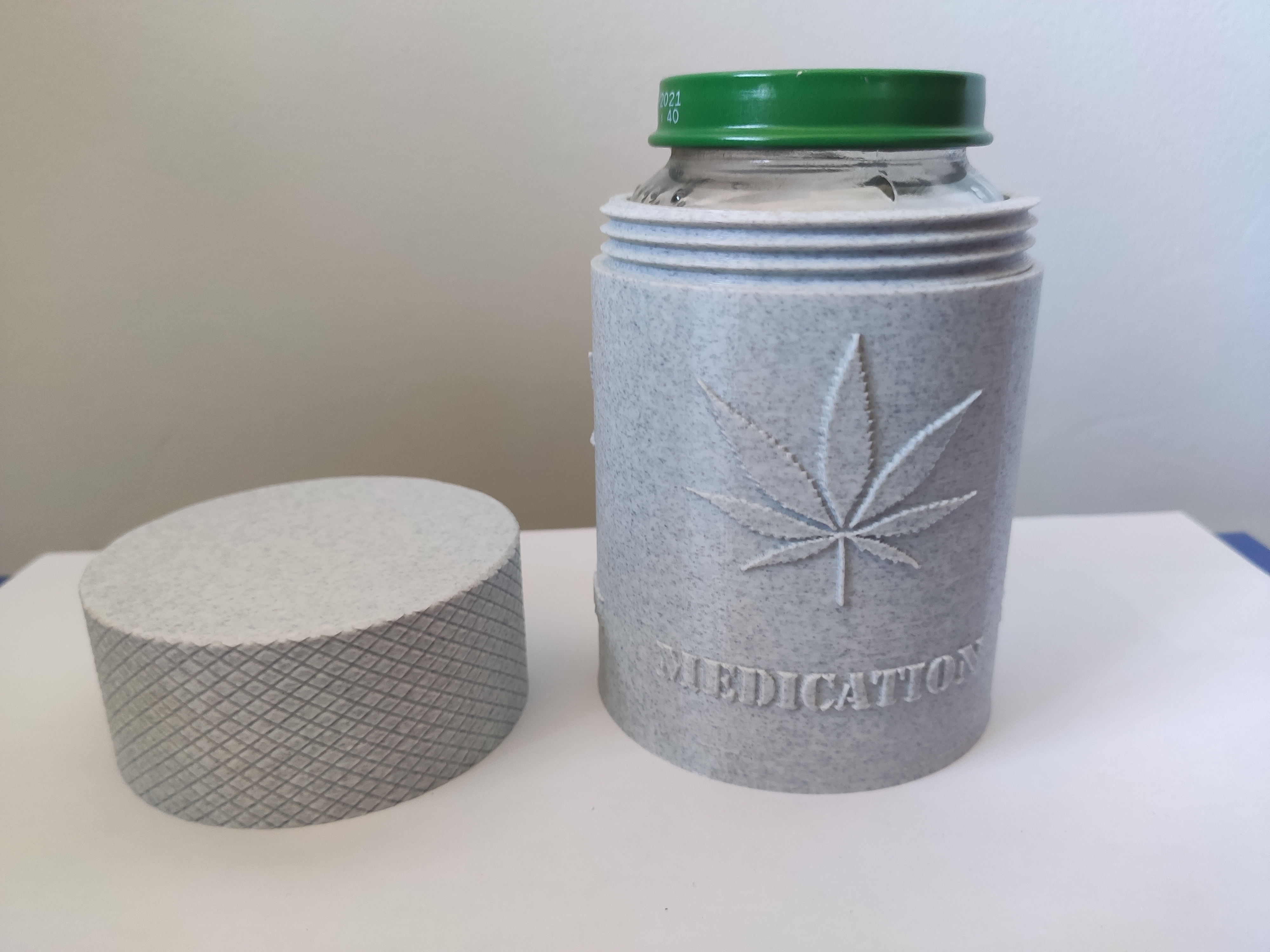 🫙 YOUR Customised Glass Jar containment・Free STL File for ・Cults