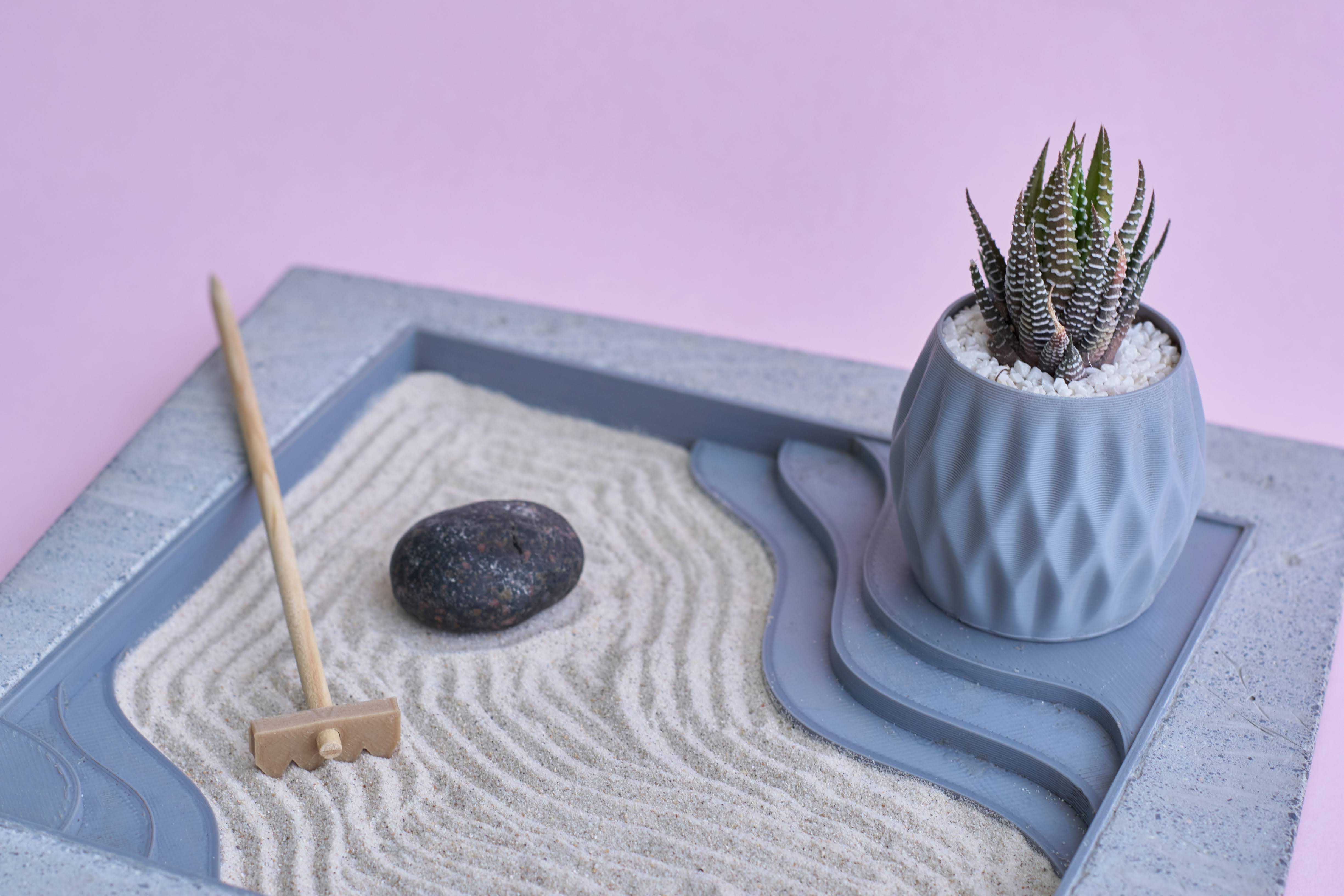 STL file Zen Garden (Model: Valley) 🏢 ・3D print object to download・Cults