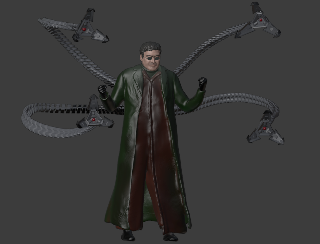 STL file Spiderman No Way Home Doctor Octopus (Doc ock) 3D Model 🦸‍♂️ ...