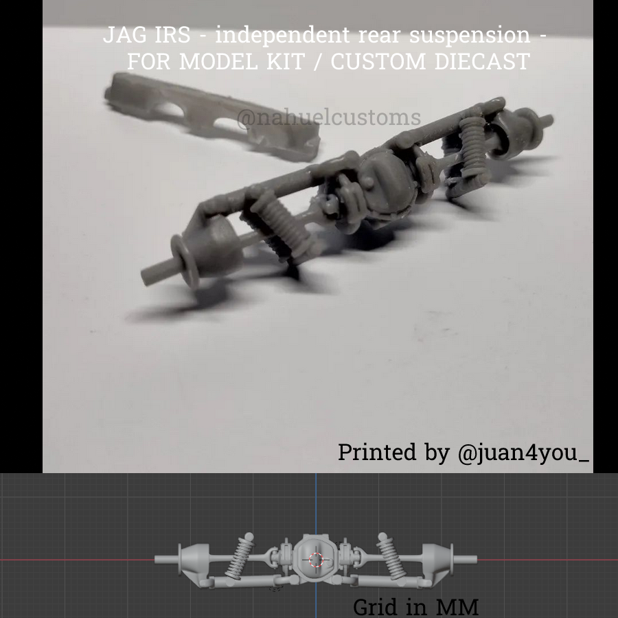 👽 JAG IRS - independent rear suspension - FOR MODEL KIT / CUSTOM ...