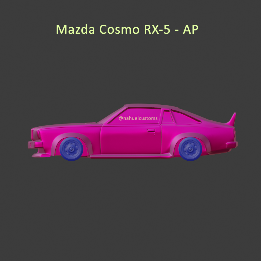 🚗 Mazda Cosmo RX-5 AP・ STL File for ・Cults