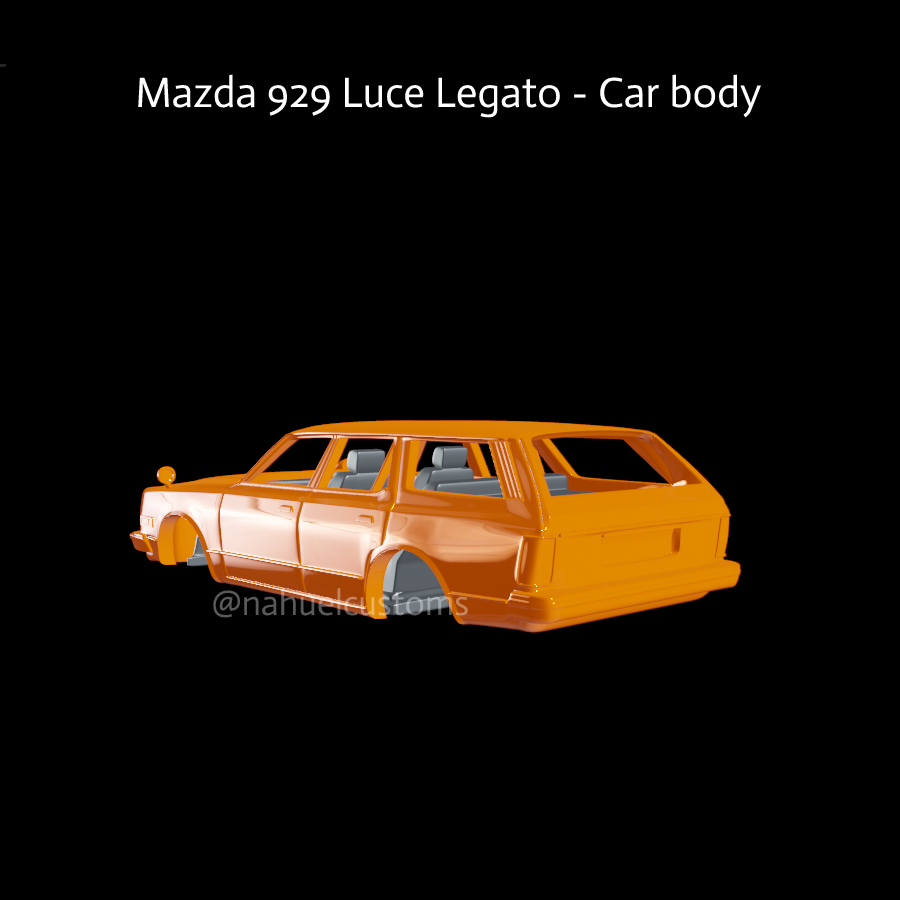 🚗 Mazda 929 Luce Legato station wagon - Car body・ STL File for ・Cults
