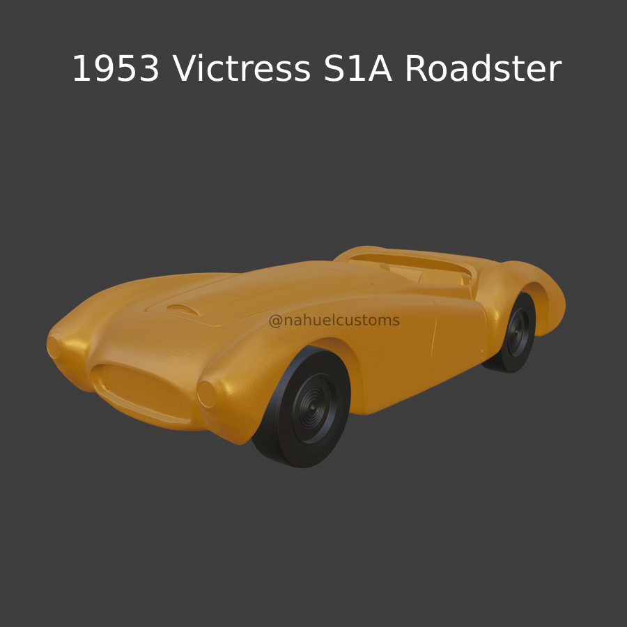 STL file 1953 Victress S1A Roadster 🚗 ・3D printable model to download・Cults
