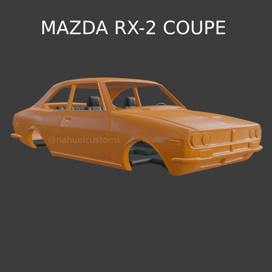 STL file Mazda RX-2 Coupe - RX2 - Car body 🚗・3D printer design to ...