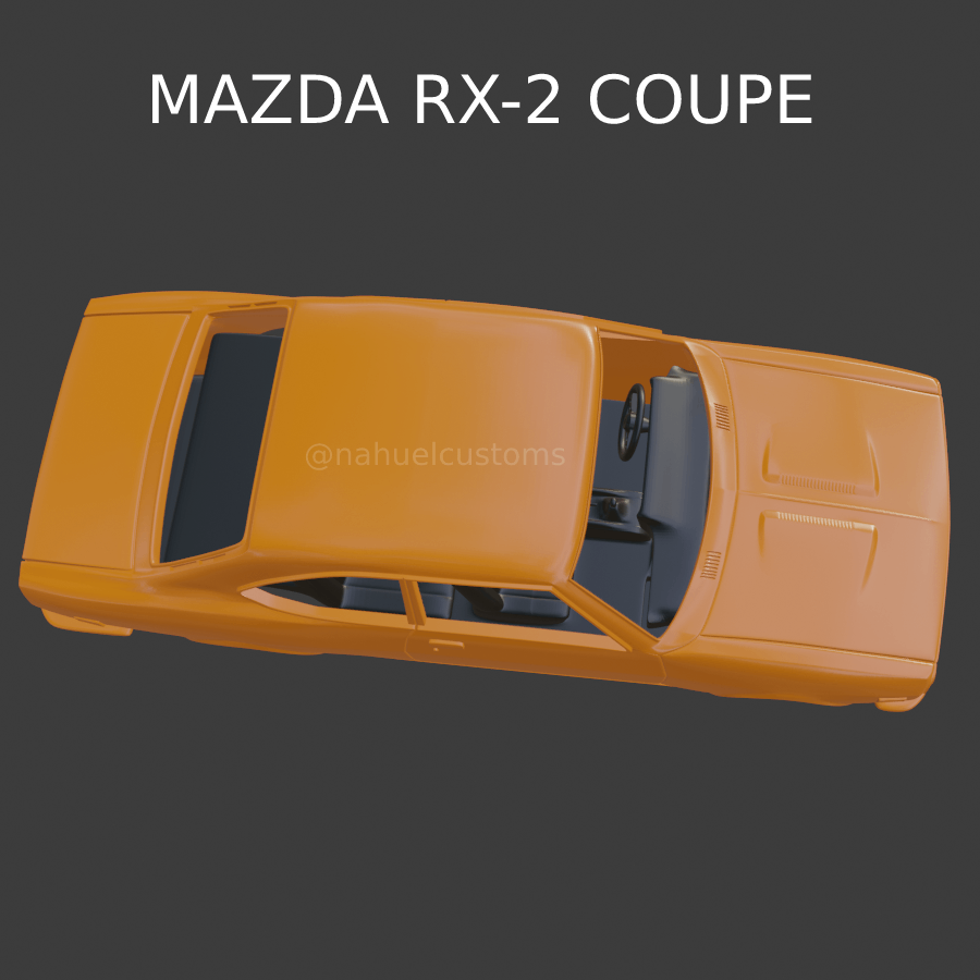 STL file Mazda RX-2 Coupe - RX2 - Car body 🚗・3D printer design to ...
