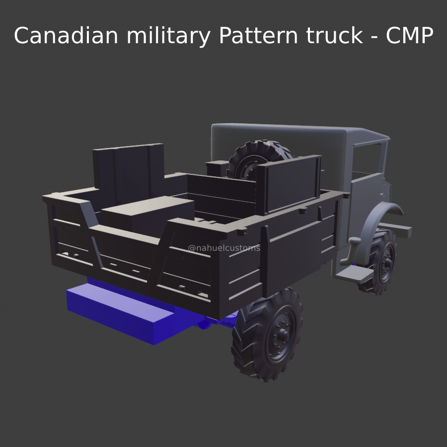 STL file Canadian military Pattern truck - CMP 🪖 ・3D printable model to ...