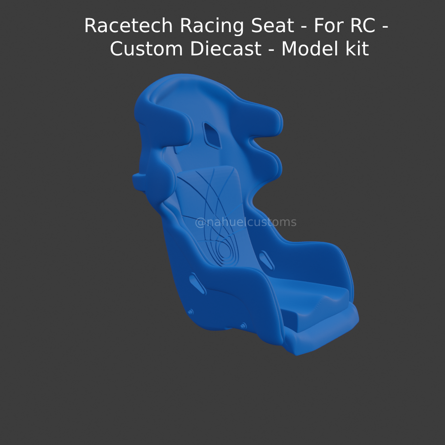 STL file Racetech Racing Seat - For RC - Custom Diecast - Model kit 💺 ...