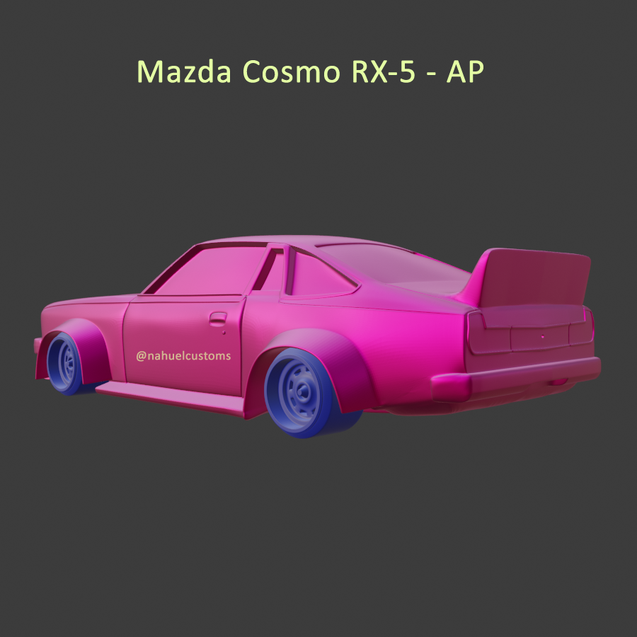 🚗 Mazda Cosmo RX-5 AP・ STL File for ・Cults