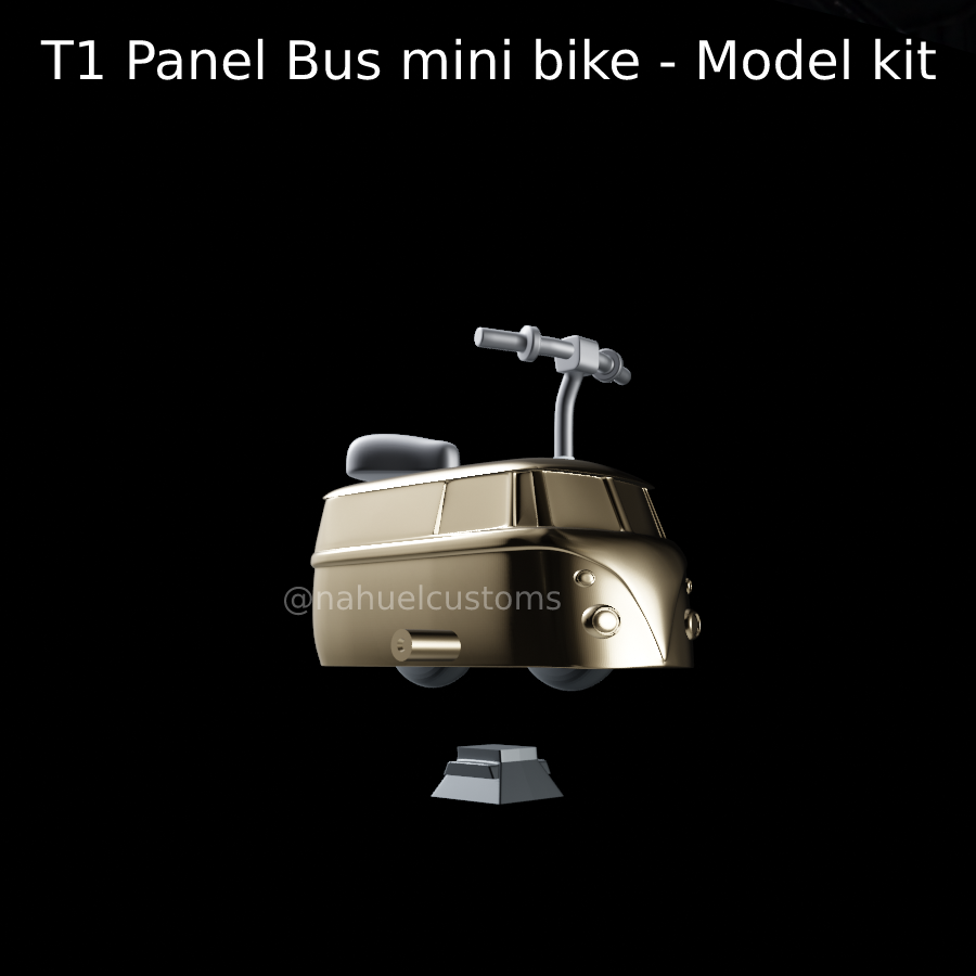 🚌 T1 Panel Bus mini bike - Model kit・ STL File for ・Cults
