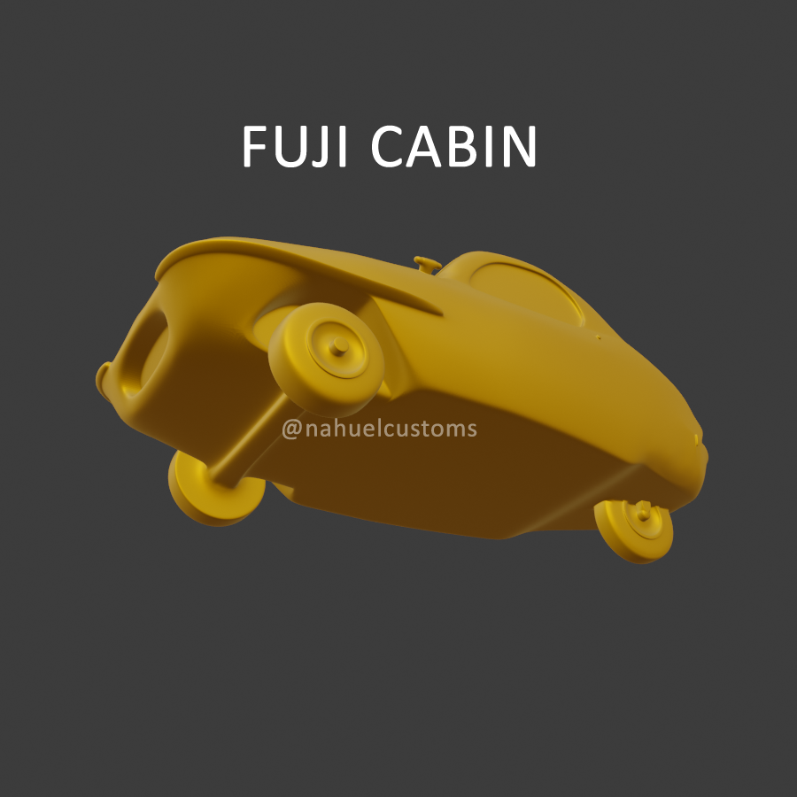 Файл STL Fuji Cabin - Microcar 🗻 ・Модель для загрузки и 3D печати・Cults