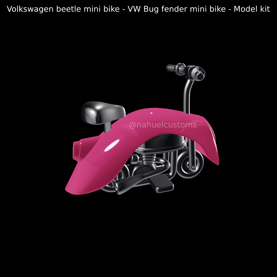 🚗 Volkswagen beetle mini bike - VW Bug fender mini bike - Model kit ...