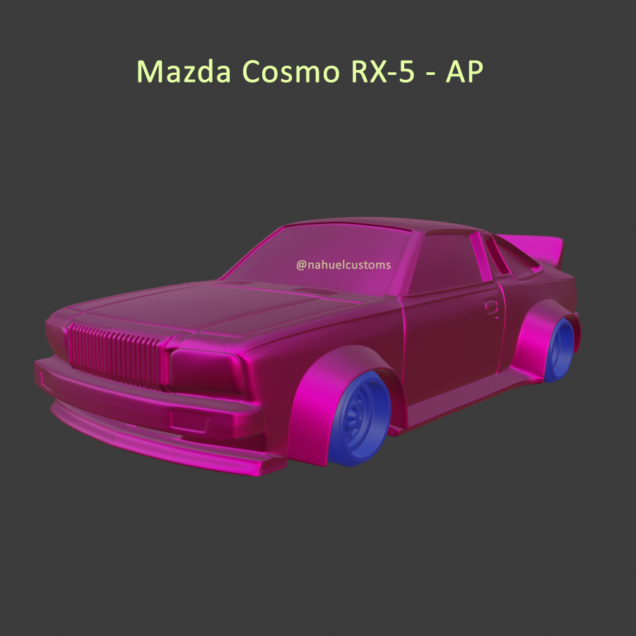 🚗 Mazda Cosmo RX-5 AP・ STL File for ・Cults