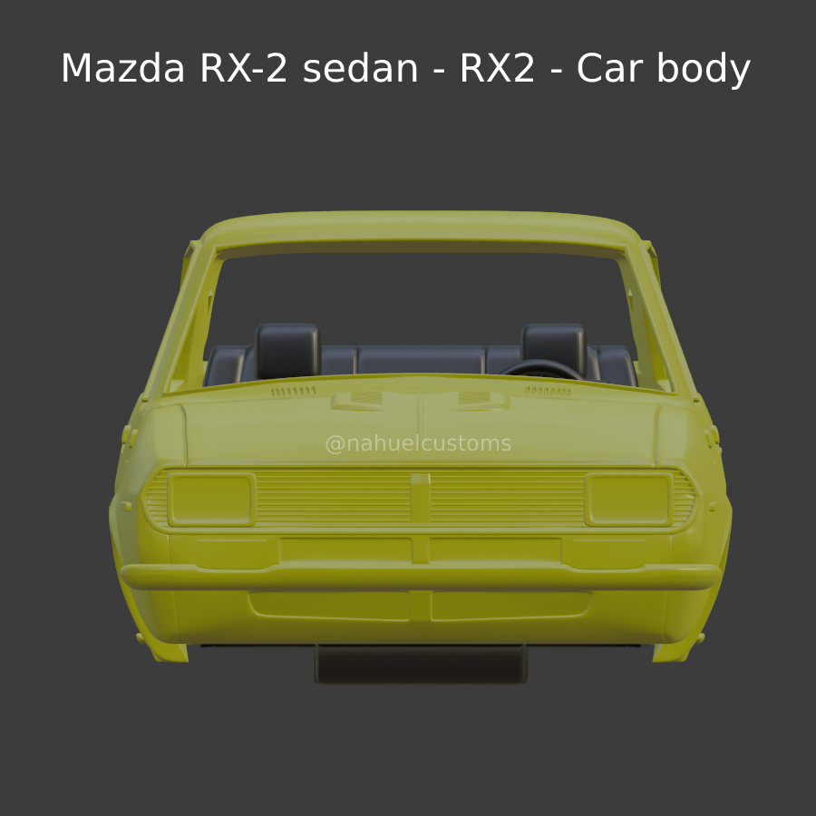 STL file Mazda RX-2 sedan - RX2 - Car body 🚗 ・3D printer model to ...