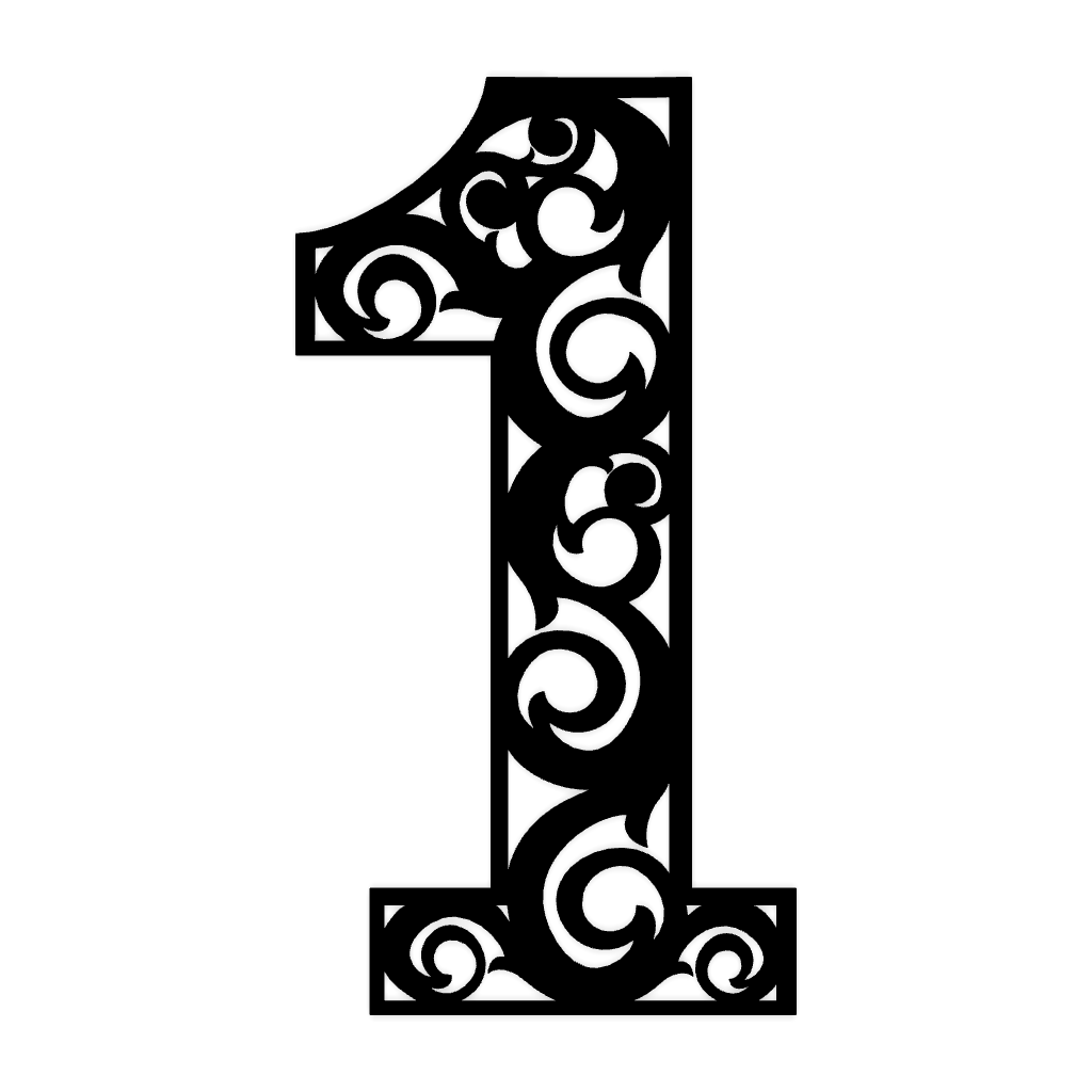 🎨 Numeric Art 2D Number・ 3D File for ・Cults