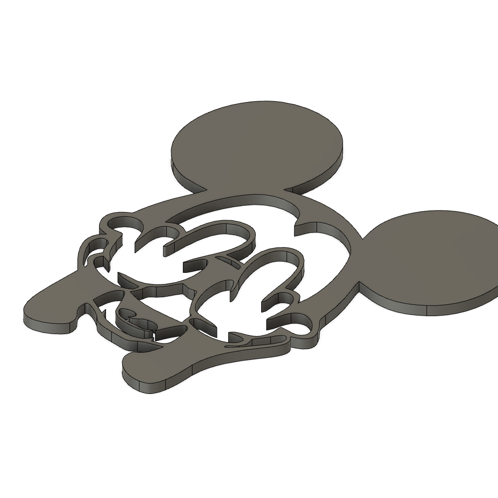 🐁 Disney Mickey Mouse Wall Art・ 3D File for ・Cults