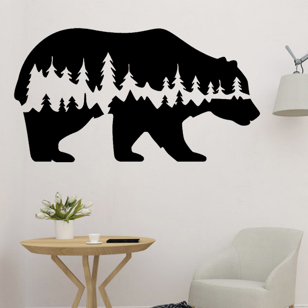 3D file Tree In Bear 2D Wall Art 🌳 ・3D printable model to download・Cults