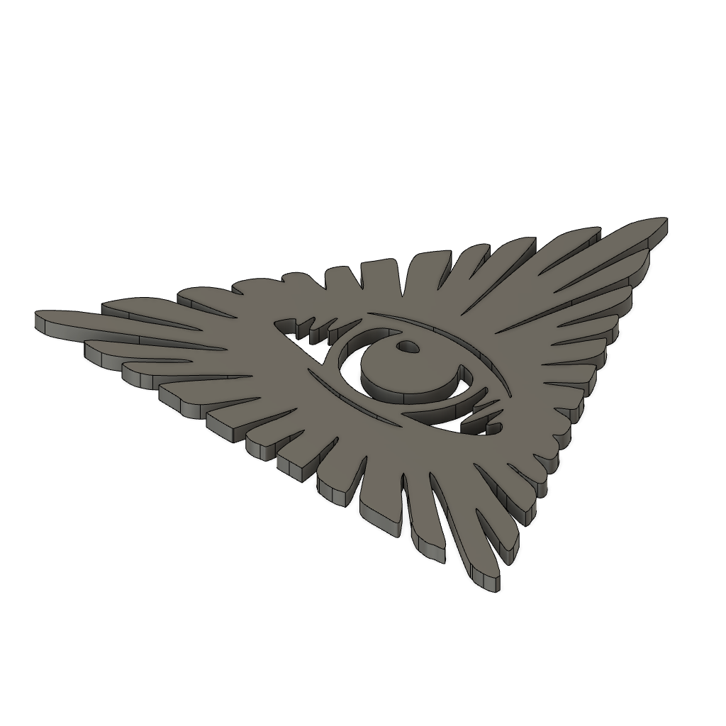 3D file Eye Panel 2D Art 👁️・3D print design to download・Cults