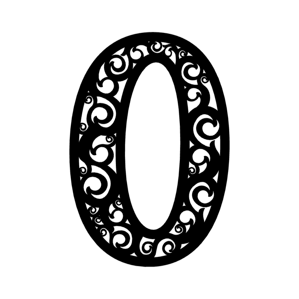 🎨 Numeric Art 2D Number・ 3D File for ・Cults