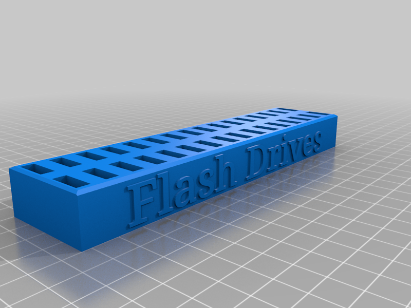 Free STL file flash drive holder v2 💾 ・Template to download and 3D ...