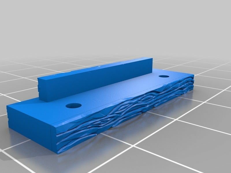 🟪 OpenForge 2.0 Cut Stone Wall Angle with Square Door・Free STL File for ...